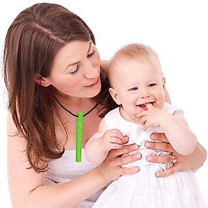 BUDDE Sensory Chew Necklace-Teether Silicone Chewing Teething&Biting Needs Soft Silicone Teething Baby Toy for Babies 36+Months Durable,Safe Silicone-Hypoallergenic-Easy to Clean 6 Packs, SY01