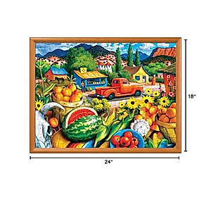 MasterPieces 550 Piece Jigsaw Puzzle for Adults, Family, Or Youth - Summer Fresh - 18"x24"