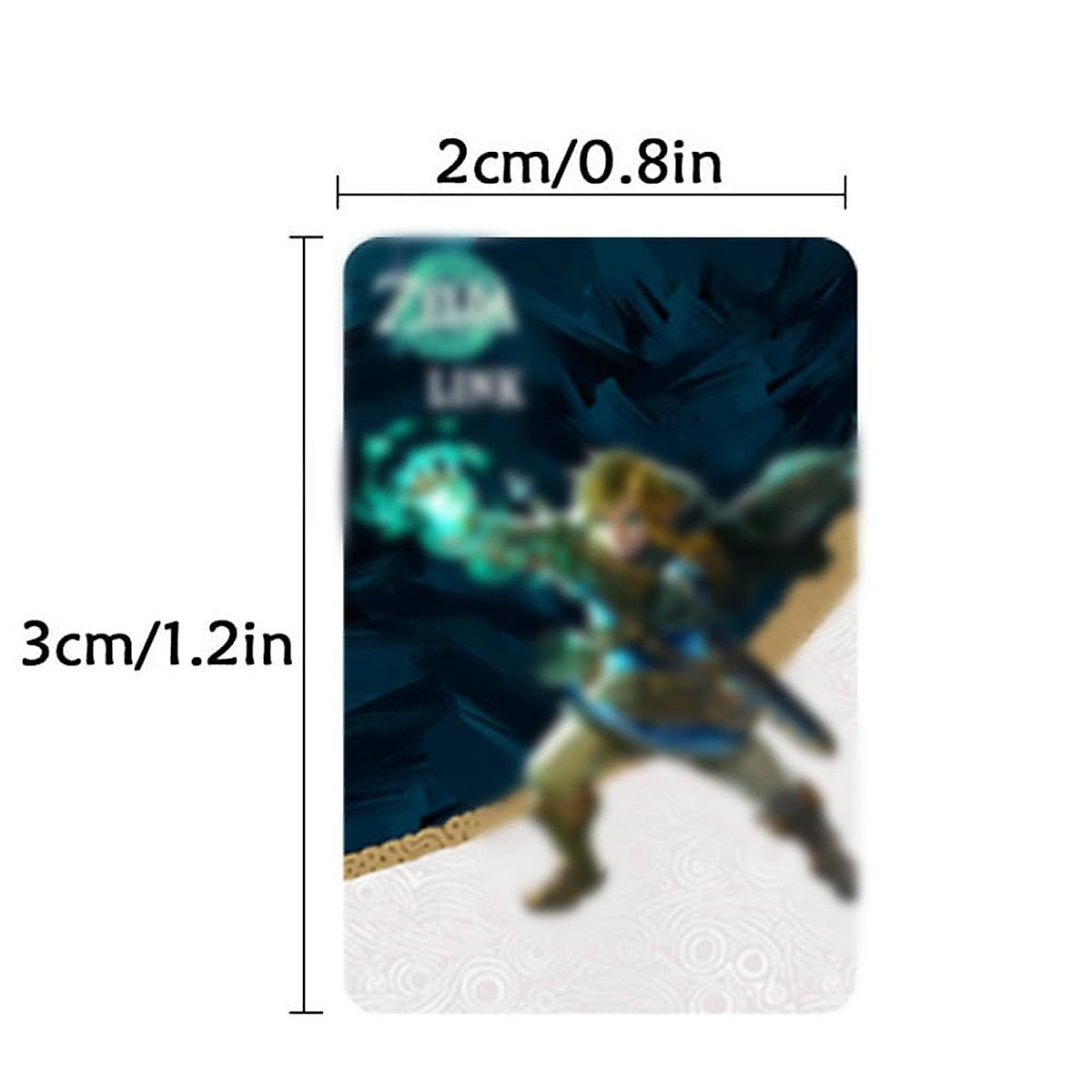 BeyondNice 40 Pcs Mini NFC Cards Compatible with tears of Kingdom Legend ZLD breath of wild