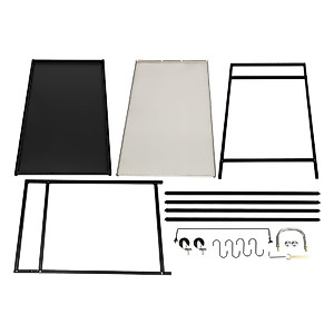 SNKOURIN Outdoor Grill Cart with Wheels, Stainless Steel Grill Cart Modular Table with Wheels, Commercial Kitchen Table Heavy Duty Grill Cart Outdoor Cart, Silver