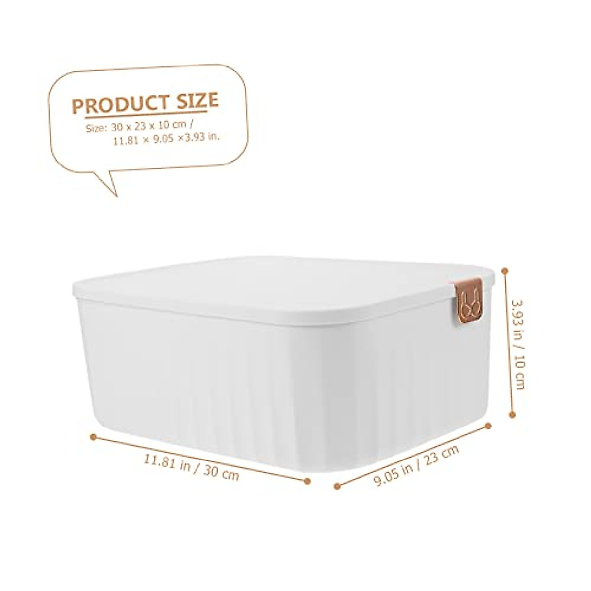 Cabilock 1pc Underwear Storage Box Belt Plastic Container Plastic Compartment Organizer Box Desk Drawer Containers with Lids Bra Compartment Organizer Closet Underwear Organizer Socks Case