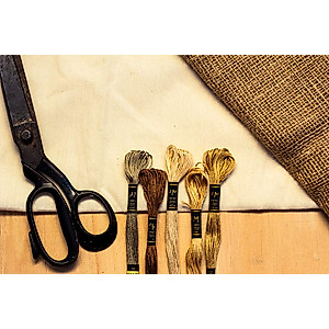 UMC STAG Pack of 50 Popular Colours Premium Embroidery Thread | 100% Egyptian Cotton Premium Skeins | Cross Stitch Embroidery Floss | Oeko TEX Certified Stranded Cotton | Ideal for Arts & Crafts