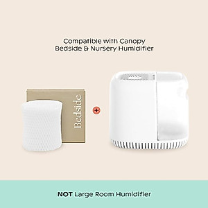 Canopy Original Bedside Humidifier Filters, Pack of 1 Filter Wick, Replacement Filters - Compatible with Canopy Bedside Humidifiers, Made with Wood Pulp, Paper Filter, Replace Every Six Weeks