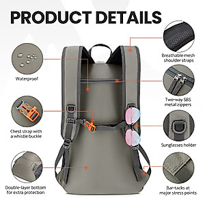 Venture Pal 40L Lightweight Packable Travel Hiking Backpack Daypack