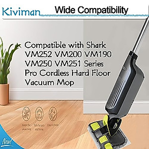Kiviman 20 PCS Disposable Mop Pads Compatible with Shark Vacmop VM252 VM250 VM200 VM190 Mop Pad Refills for Shark VM252