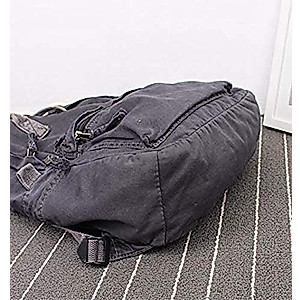 Womens Denim Backpack Purse Teen Girls Casual Style Lightweight Canvas Backpack School Bag Travel Daypack (Navy)