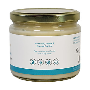 Waxelene Original Aerated Balm Large Jar, Organic Multipurpose Ointment the Petroleum Jelly Alternative Eczema Dry Sensitive Skin Face Moisturizer