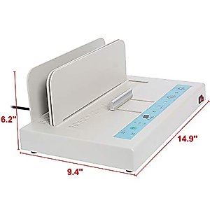 Yaegoo 110V Thermal Binding Machine 1-50MM Binding Thickness Universal Thermal Binding Machine Infrared Light Detecting Hot Melt Machine Contract Document Invoice Folder