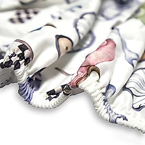 Extra Soft Stretchy Pack N Play Fitted Sheet Set for Baby, 2 Pack Premium Cotton Blend Mini Crib Sheets for Standard Pack N Play Mattress ,Plane and Car Pattern.