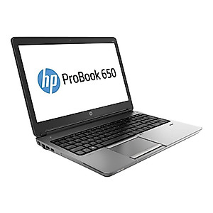 HP ProBook 650 G1 15.6 inches Business Laptop, Super Fast Intel Quad Core i7-4800MQ Up To 3.7 GHz, 8GB DDR3, 512GB SSD, DVD, Webcam, USB 3.0, Win 10 Pro (Renewed)