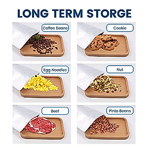 YunKo 100 PACK Mylar Bags for Food Storage Resealable Zippered Foil Bags Sealable Packaging Bags Stand Up Bags For Coffee Bean，Tea (10"X14", 7"x10", 5"x8")