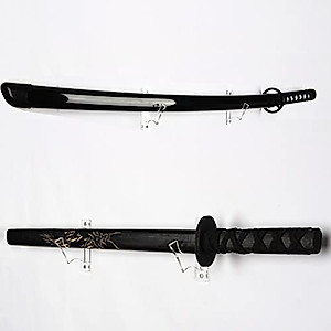 Lightsaber Wall Mount Acrylic Lightsaber Stand Wall Mounted Sword Stand Display Lightsaber Storage Exhibition Wall Mounted Lightsaber Stand（Clear）