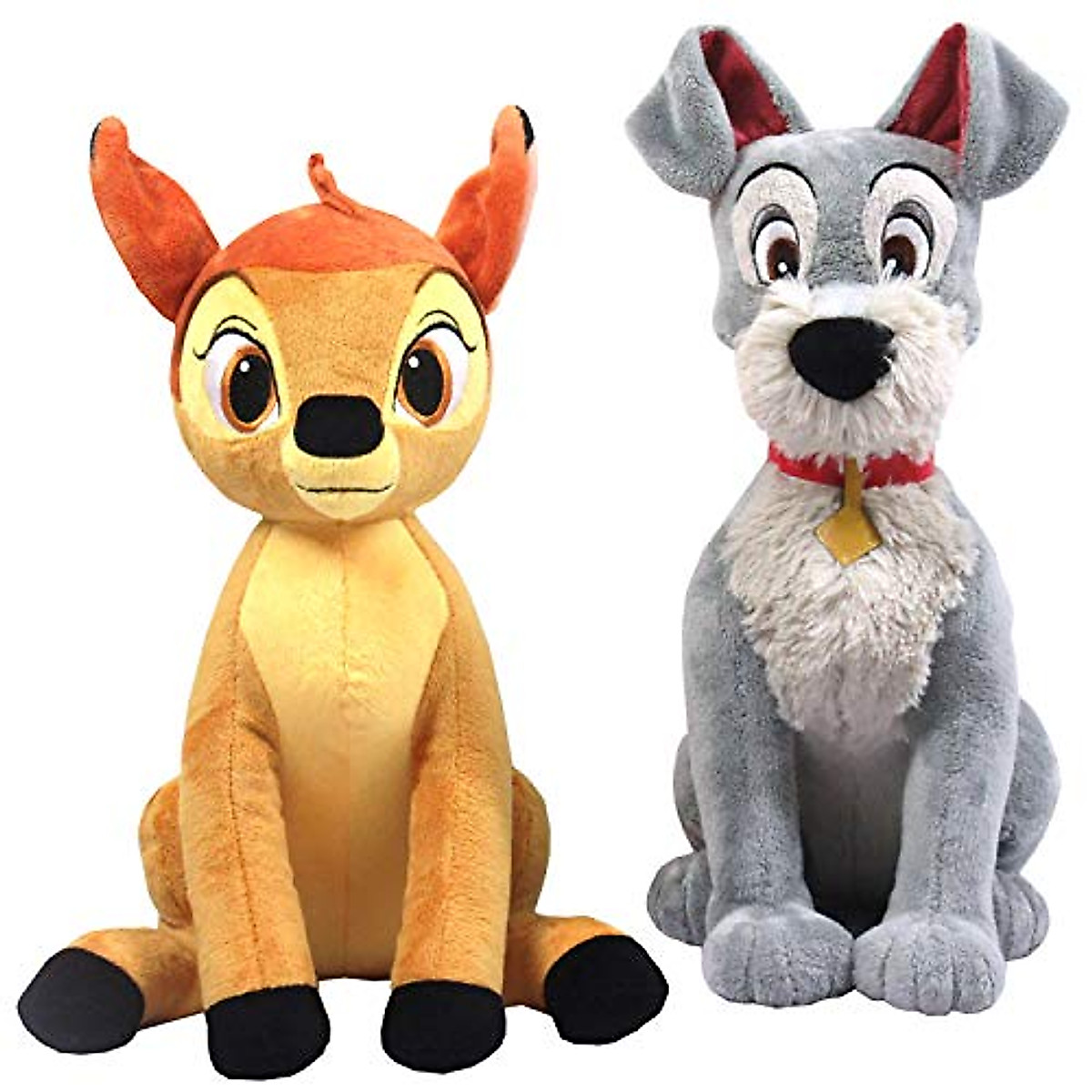 Disney 13-inch Large Tramp Stuffed Animal, Dog, Lady and the Tramp Plush
