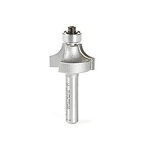 Amana Tool - 49527 Carbide Tipped Corner Round 1/4 Radius x 7/8 Dia x 1/2 x 1/4" Shank