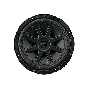 KICKER CompVR 10-Inch (25cm) Subwoofer, DVC, 2-Ohm, 350W