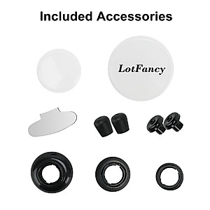 LotFancy Aneroid Sphygmomanometer with Stethoscope Kit, Universal BP Cuff (10”-16”), Adult Professional Manual Blood Pressure Monitor, Zipper Case Included, Purple