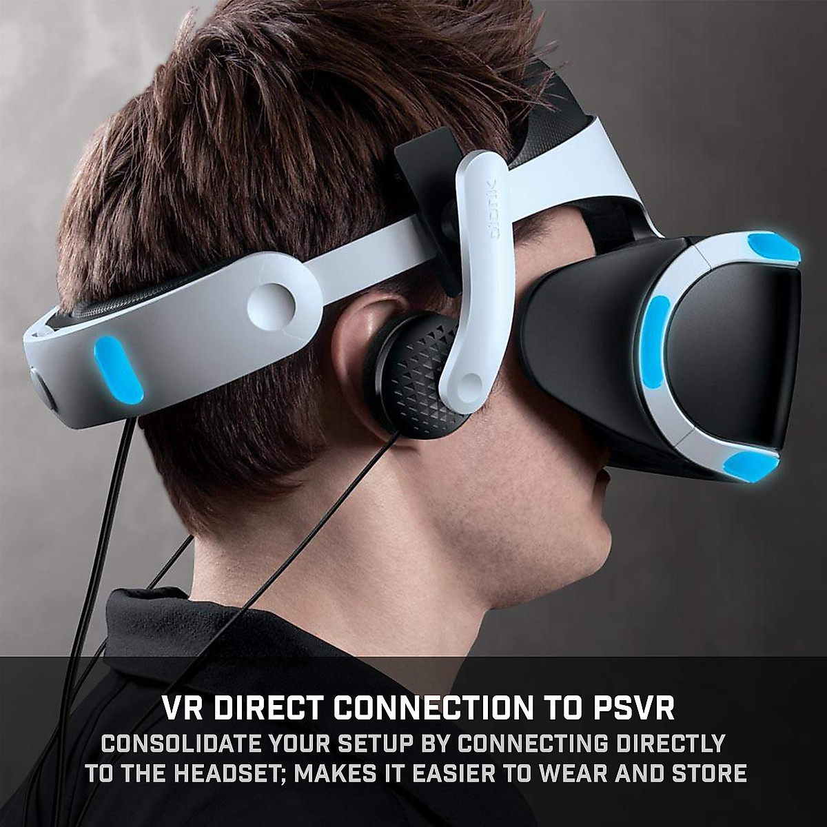 Bionik Mantis Attachable VR Headphones: Compatible with PlayStation VR, Adjustable Design, Connects Directly to PSVR, Hi-Fi Sound, Sleek Design, Easy Installation