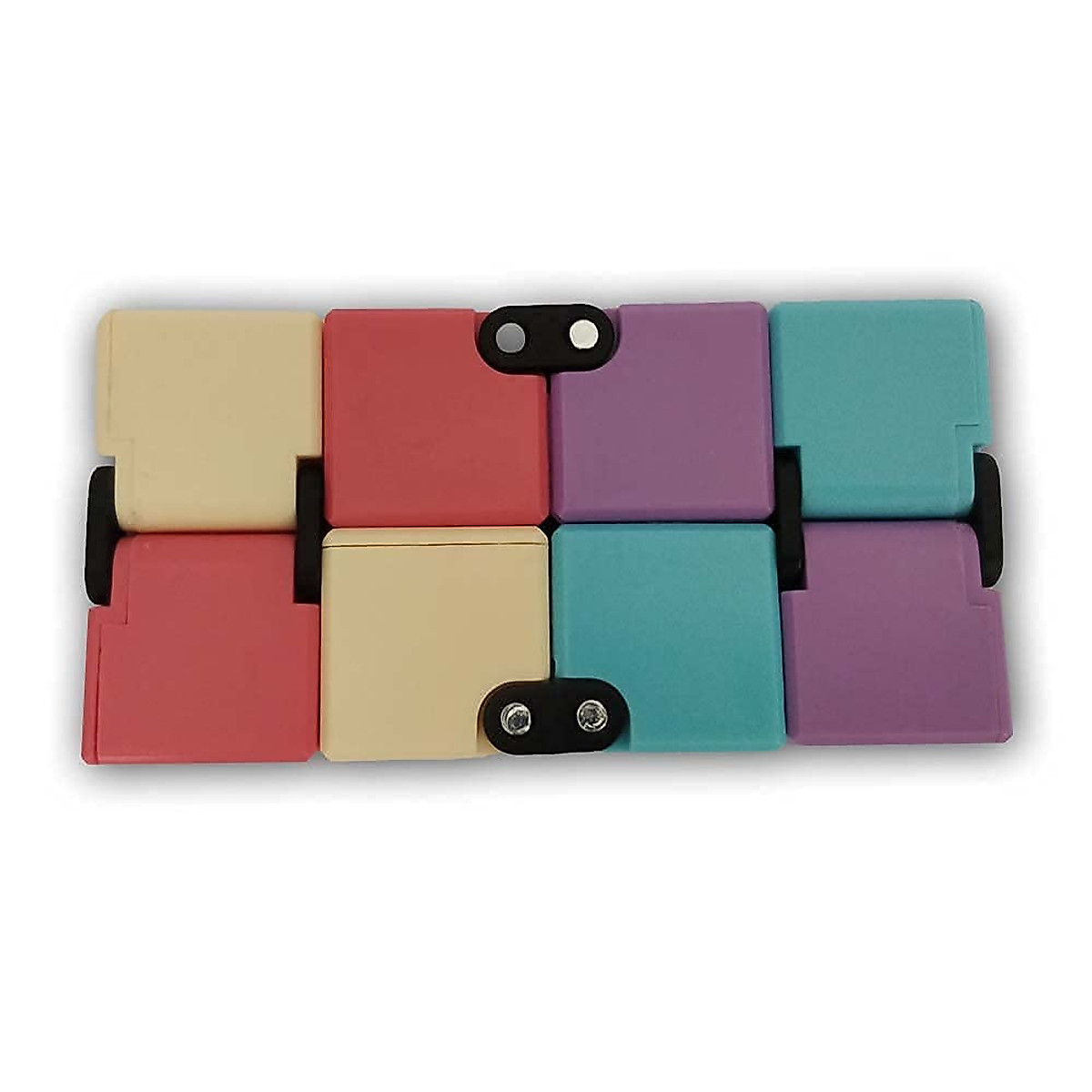 Gzymh Infinity Cube Fidget Toys Fidget Finger Toys, Toy Relaxing Hand-Held for Adults Kids, Killing Time Cool Fidget Blocks,Stress and Anxiety Relief Mini Preschool Toys (Multicolor)