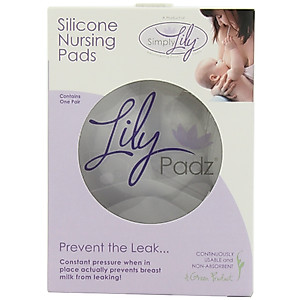 LilyPadz® Reusable Silicone Nursing Pads Single Pair Regular Size