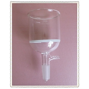 Deschem 350ml,24/40,Glass Buchner Funnel,#3 Suction Filter,Lab Glassware