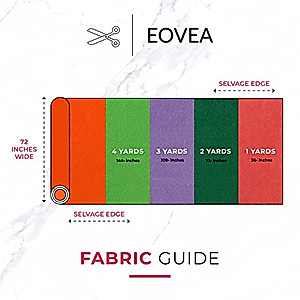 Eovea - Acrylic Felt Fabric - 72" Inch Wide -1.6mm Solid Thick Felt Fabric by The Yard - Craft Supplies - Sewing, Cushion and Padding, DIY Arts & Crafts, Cloth (Heather Grey, Half Yard)