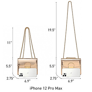 Dasein Women Small Crossbody Bag Designer Evening Bag Clutch Purse Handbag for Wedding/Prom/Party with Double Chain Strap