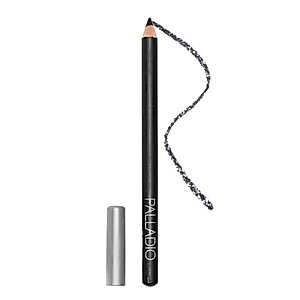 Palladio Wooden Eyeliner Pencil, Thin Pencil Shape, Easy Application, Firm yet Smooth Formula, Perfectly Outlined Eyes, Contour and Line, Long Lasting, Rich Pigment, Black