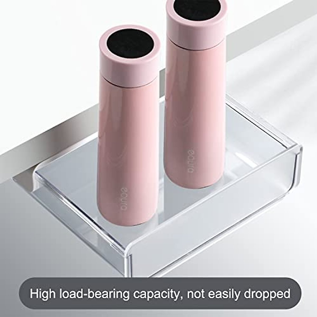 Under Desk Drawer Organizer - Hidden Self-Adhesive Under Desk Drawer Slide-out With 2 layers、Storage box for sticking under the table, suitable for office, classroom, home Under Desk Drawer (Withe)