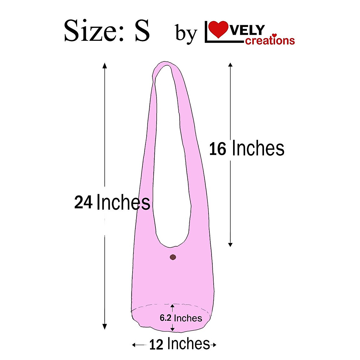 Lovely Creations's Hippie Boho New Elephant Crossbody Bohemian Gypsy Sling Shoulder Bag"Small" Size (D Brown)