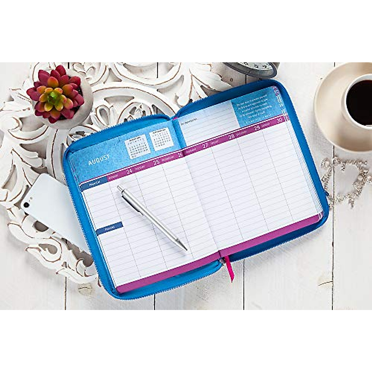 This Is the Day 2021 Leather Ziparound Planner: 18 Month Ziparound Planner