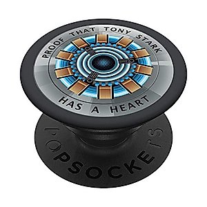 Marvel Avengers Endgame Tony Stark Has a Heart PopSockets PopGrip: Swappable Grip for Phones & Tablets
