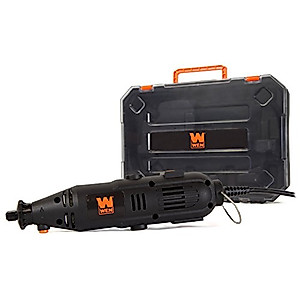WEN 23103 1-Amp Variable Speed Rotary Tool with 100+ Accessories, Carrying Case and Flex Shaft