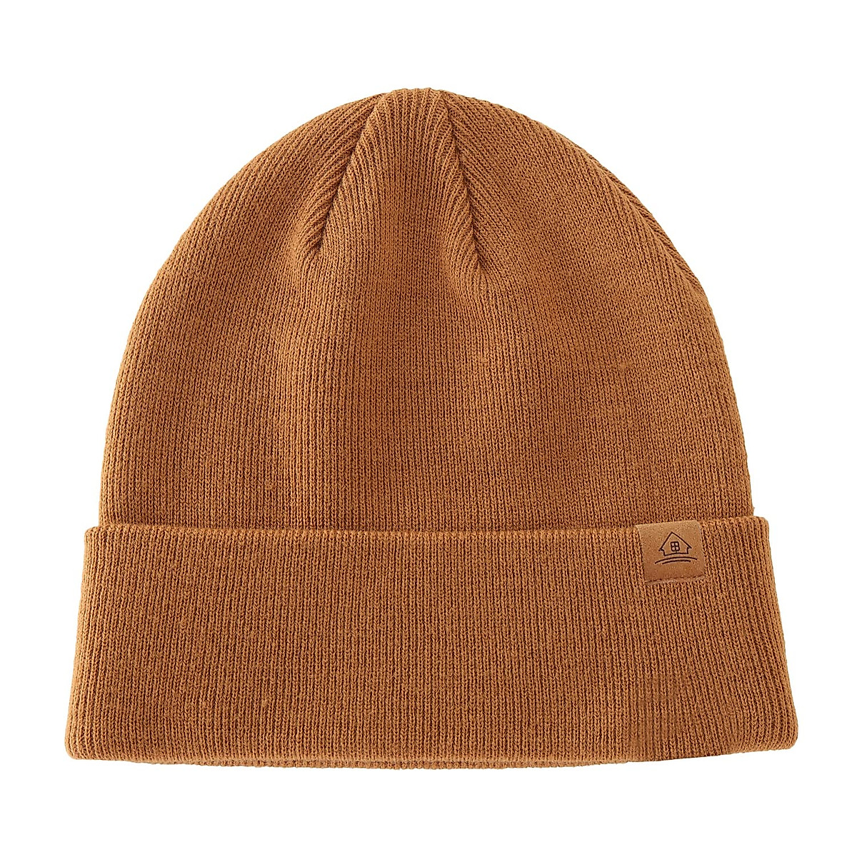 Home Prefer Toddler Beanie for Boys Girls Baby Kids Beanies Warm Knit Winter Hat Light Brown 2-8 Years