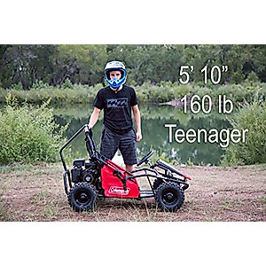 Coleman Powersports 98cc/3.0HP CK100-S Go Kart, 13 inches