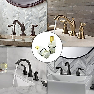 4 Pack RP25513 Faucet Stem Replacement for Two Handle Faucet Repair Kit, Faucet Stem Assembly with RP4993 Seat and Springs