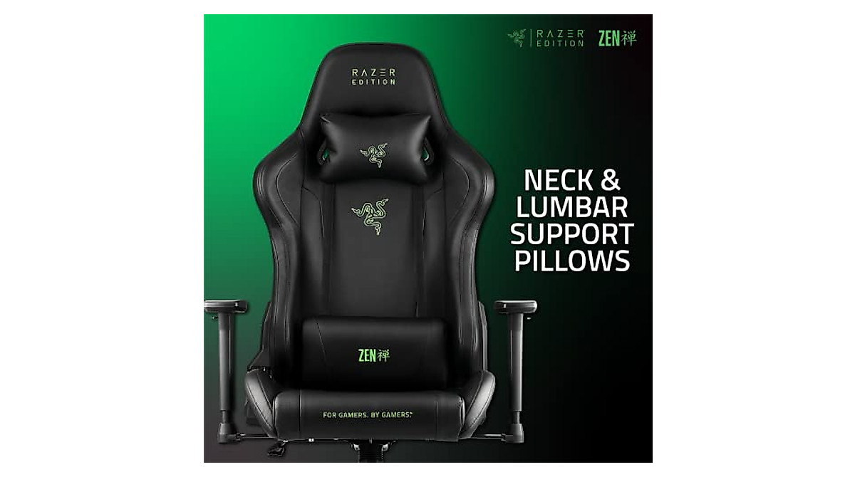 Razer Edition Gaming Chair – Comfortable, Stylish & Adjustable