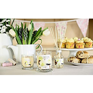 Wax Lyrical - Made in England Collection - Vanilla Flower Scented Glass Jar Candle with Lid (Burns Up to 65 Hours)
