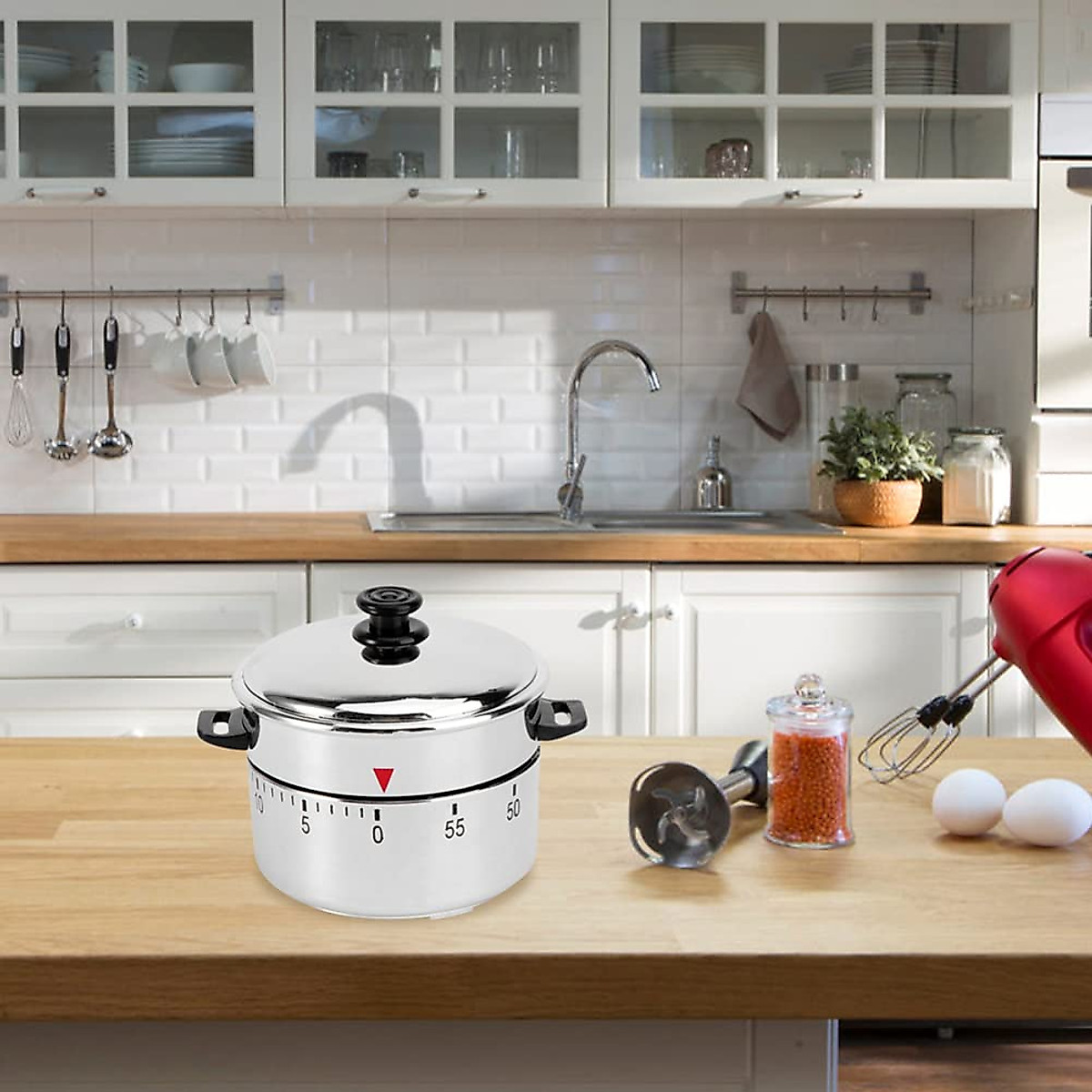 GANAZONO Mechanics Tools 2pcs Timer Stainless Steel Student Smoky Oven Kids Tools