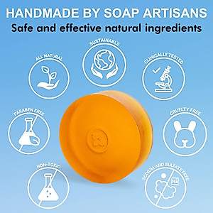 Mirai Clinical Persimmon Soap Bar for Body 100g - Helps Eliminate Nonenal - Japanese Natural Body Odor Soap for Men & Women