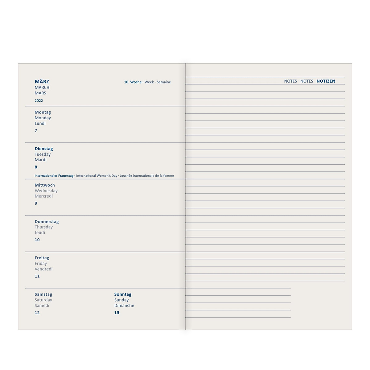Idena 11057-2024 Diary - DIN A6, Cork, 192 Pages, 1 Week on 1 Page, Agenda, Weekly Planner