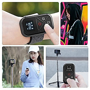 AFAITH Smart Wireless Remote Control for GoPro Hero 11/10/9/8/MAX Black, Rainproof WiFi Controller for GoPro Hero 11/10/9/8/MAX Black