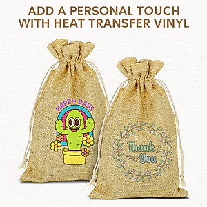 50 Pcs Burlap Gift Bags 5x8 Inch, Linen Sacks Bag with Drawstring for Gifts Candy Small Items, Reusable Jewelry Pouches for Art DIY Craft Coffee Present Wedding Favors Household Use, Brown