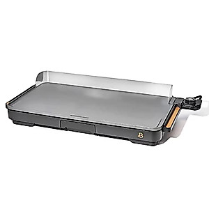 Beautiful 12" x 22" Extra Large Griddle, by Drew Barrymore (Oyster Gray)