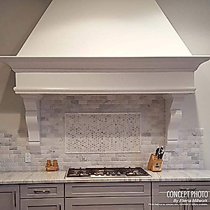 Ekena Millwork BKT05X04X10WG 5 1/4-Inch W x 4 1/2-Inch D x 10-Inch H Wigan Bracket