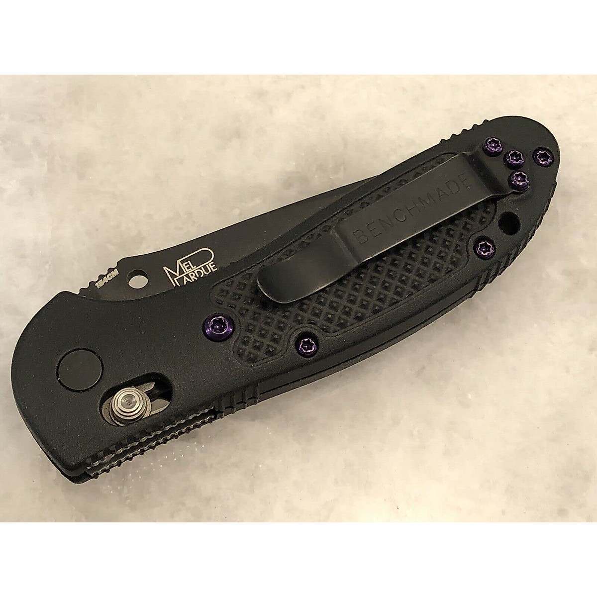 Purple Torx Screws Set For Benchmade Griptilian Scale Pivot & Clip 550 551 553