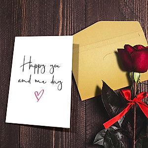 Nchigedy Sweet Anniversary Card for Boyfriend Girlfriend, Romantic Anniversary Card for Wife Husband, Funny Valentines Day Card for Him Her