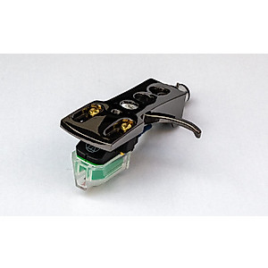 Titanium Headshell with AT VM95e Elliptical Stylus, Cartridge, Silver Litz Connections and V2 Pro Lube for Technics SL-1200, SL-1210, SL-1600, SL-1610, SL1700, SL-1710, SL-1800