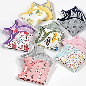 Teach Leanbh Baby Boys Girls 2 Pack Footless Pajamas Cotton Long Sleeve Stripes Printing Side Snap Romper Jumpsuit 3-24 Months (12-18 Months, Navy/Star)