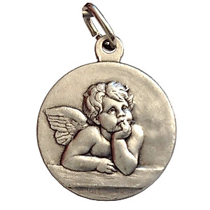 I G J The Saint Guardian Angel Medal - The Patron Saints Medals