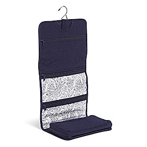 Vera Bradley Women's Microfiber Hanging Travel Organizer, True Navy, One Size